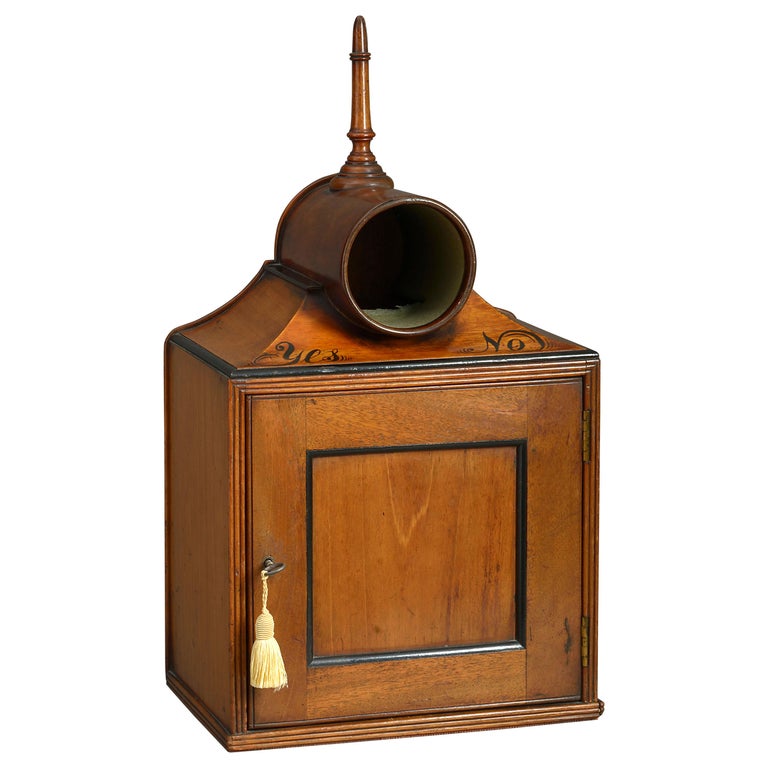 Early 19th Century Regency Period Mahogany Ballot Box at 1stDibs