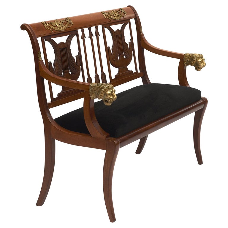 Early 19th Century Russian Empire Bench at 1stDibs