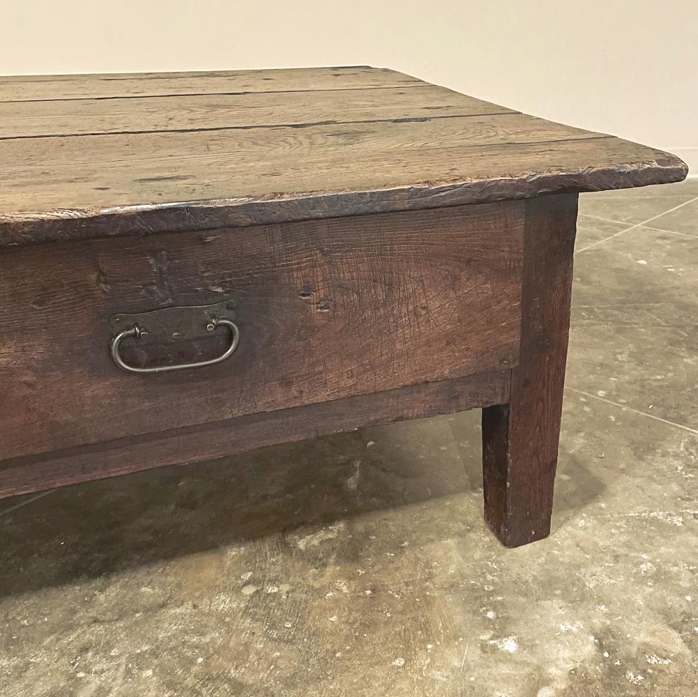 Early 19th Century, Rustic Country French Coffee Table at 1stDibs