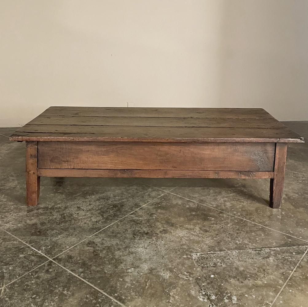 Early 19th Century, Rustic Country French Coffee Table at 1stDibs