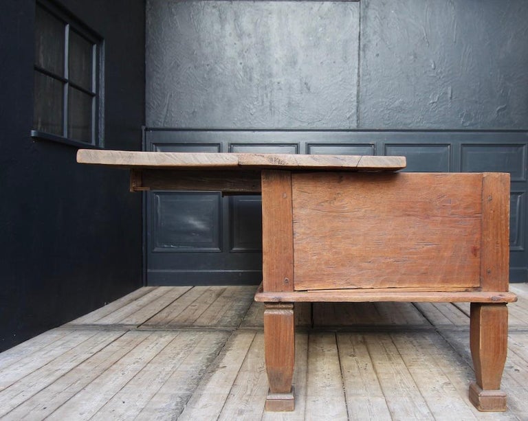 Early 19th Century Rustic Kitchen Prep Table or Kitchen Island at 1stDibs