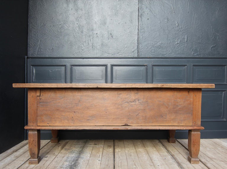 Early 19th Century Rustic Kitchen Prep Table or Kitchen Island at 1stDibs