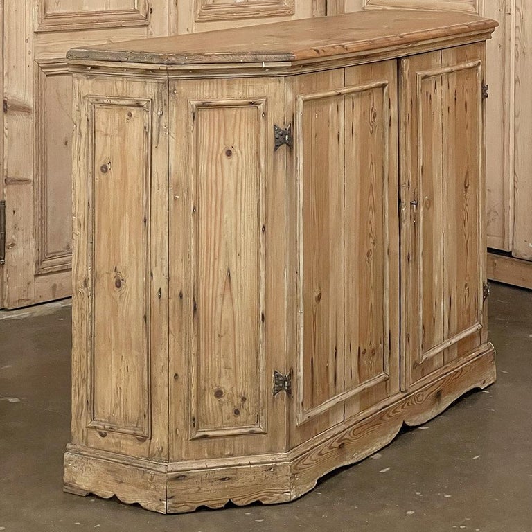 Early 19th Century Rustic Tuscan Credenza ~ Sideboard in Stripped Pine ...