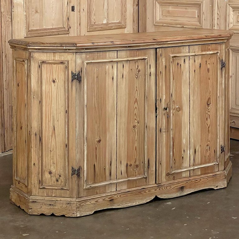 Early 19th Century Rustic Tuscan Credenza ~ Sideboard in Stripped Pine ...