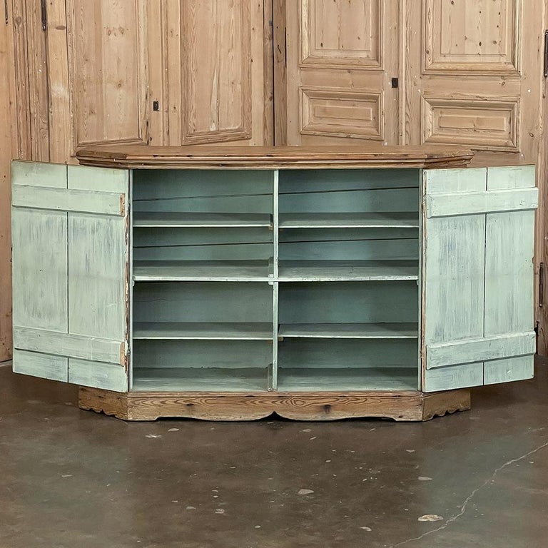 Early 19th Century Rustic Tuscan Credenza ~ Sideboard in Stripped Pine ...