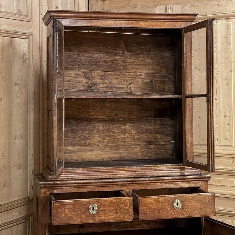 Early 19th Century Rustic Two-Tiered Bookcase ~ Display Case For Sale ...