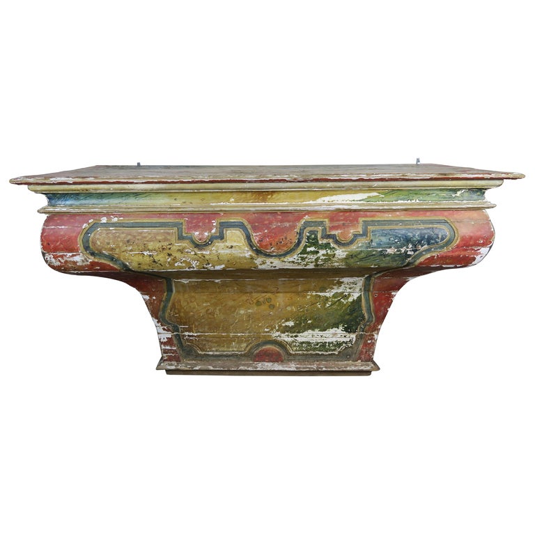 Early 19th Century Spanish Painted Alter Table at 1stDibs | alter in ...