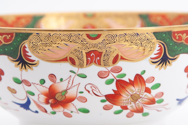 Early 19th Century Spode Porcelain Regency Punch Bowl For Sale at 1stDibs