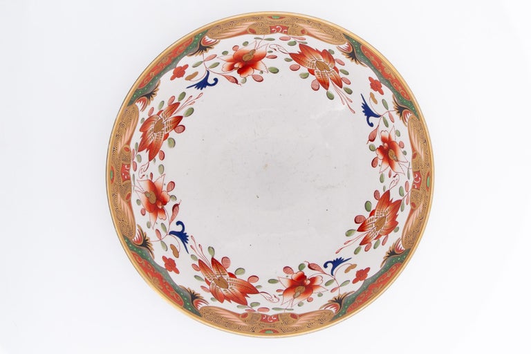 Early 19th Century Spode Porcelain Regency Punch Bowl For Sale at 1stDibs