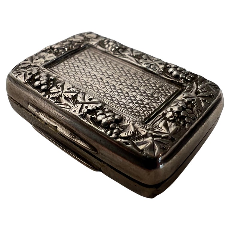 Early 19th Century Sterling Silver Vinaigrette Joseph Willmore ...