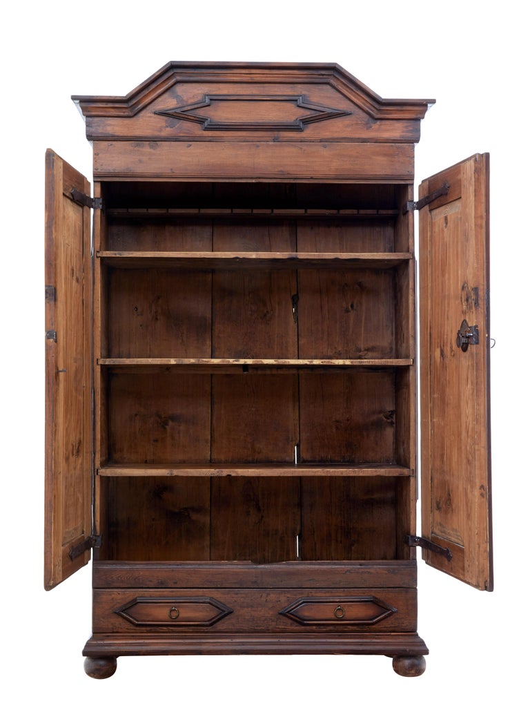 Early 19th Century Swedish Baroque Pine Cabinet at 1stDibs Early 19th Century Swedish Baroque Pine Cabinet at 1stDibs