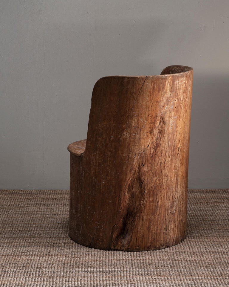 Early 19th century Swedish Log Chair For Sale at 1stDibs