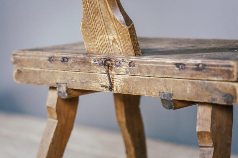 Early 19th Century Swedish Metamorphic Chair Table or Bordstol at 1stDibs