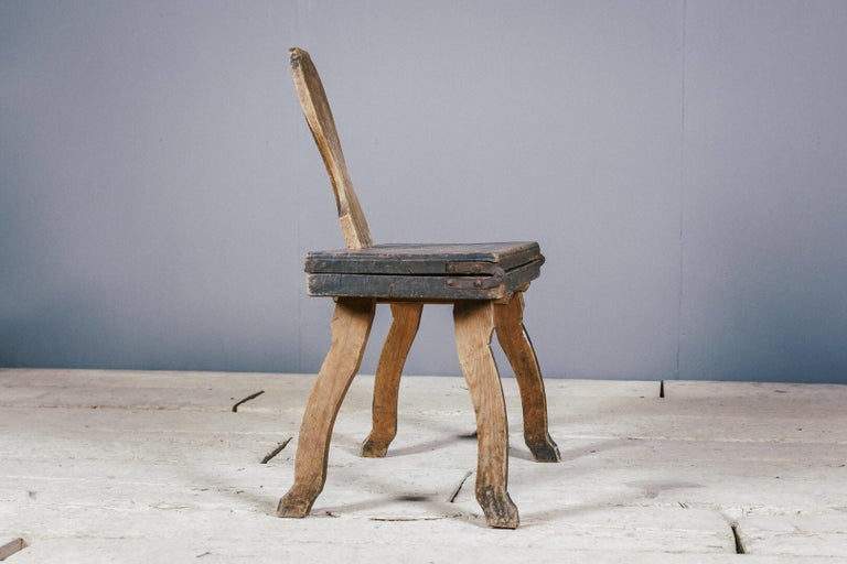 Early 19th Century Swedish Metamorphic Chair Table or Bordstol at 1stDibs