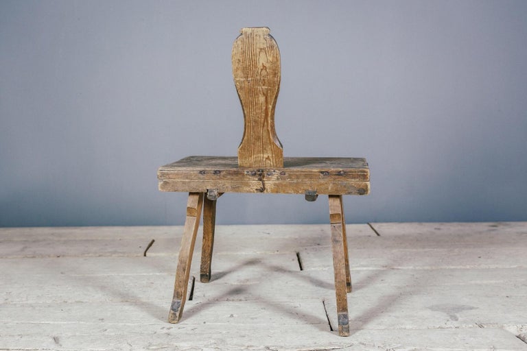 Early 19th Century Swedish Metamorphic Chair Table or Bordstol at 1stDibs