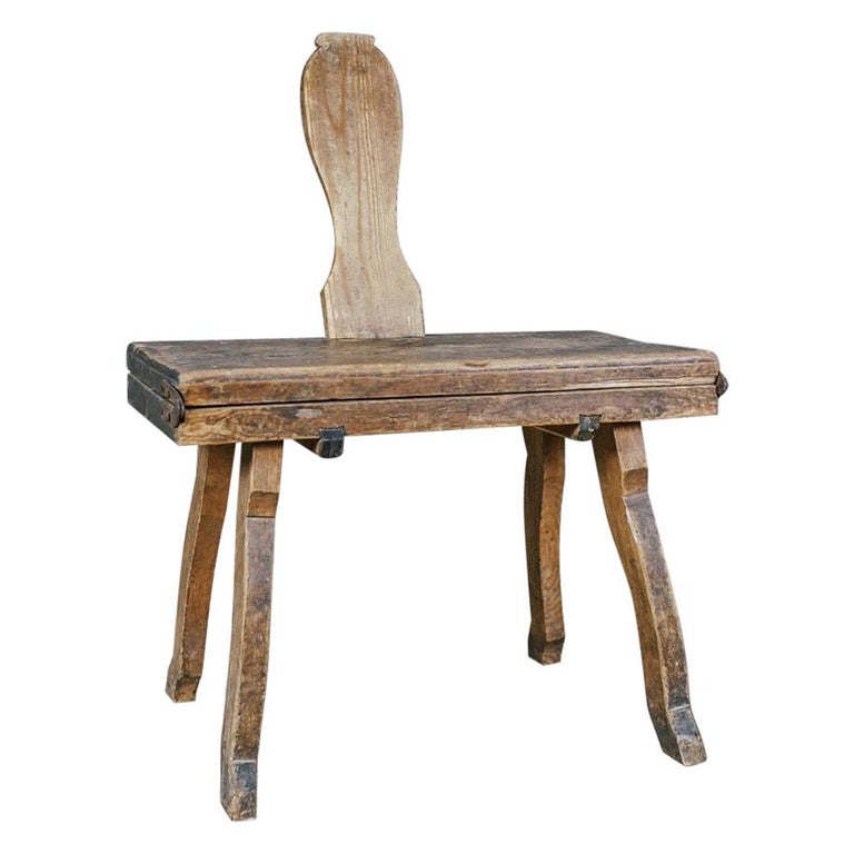 Early 19th Century Swedish Metamorphic Chair Table or Bordstol at 1stDibs