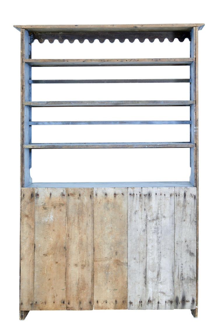 Early 19th Century Swedish Painted Dresser and Rack at 1stDibs
