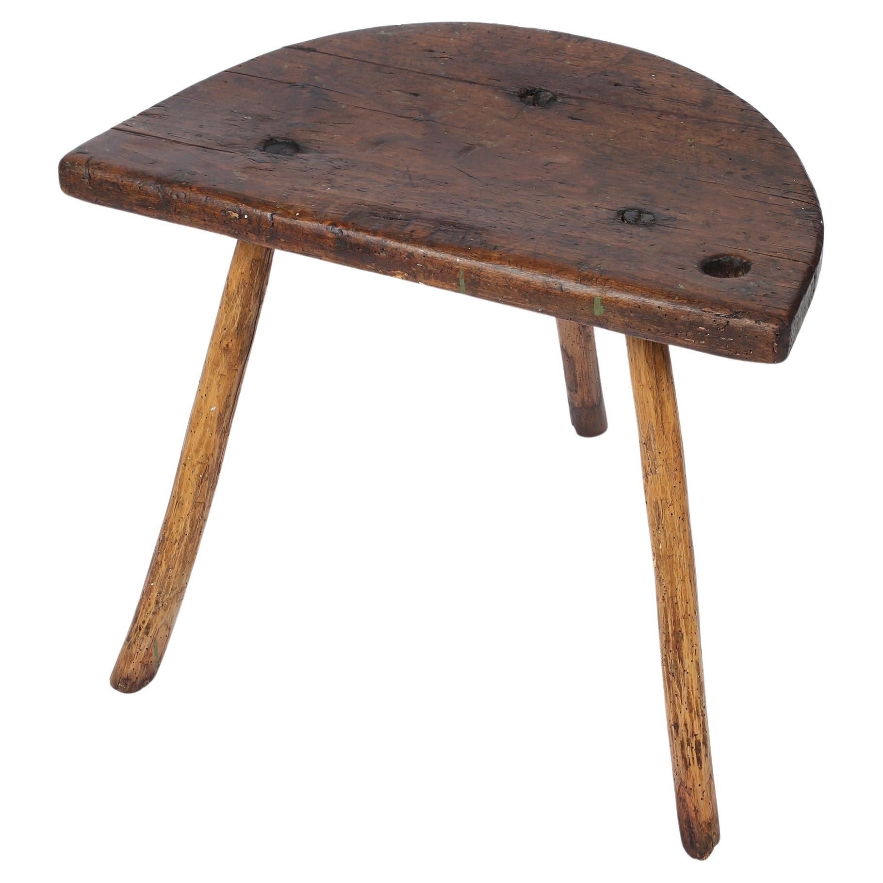 Early 19th Century Primitive Rustic Wabi Sabi Scottish Box Stool For ...