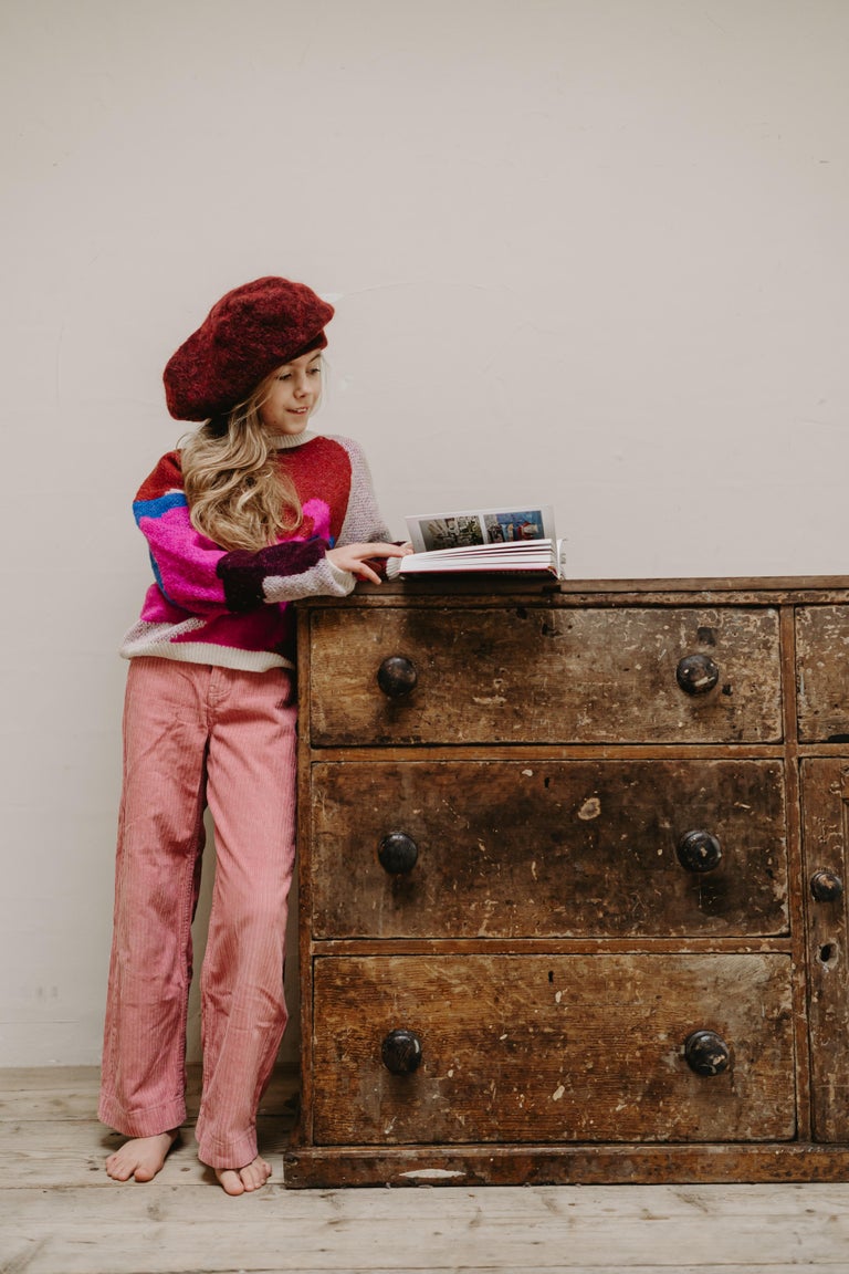 Early 19th Century Victorian Period Comb-Work Painted Pine Dresser Base ...