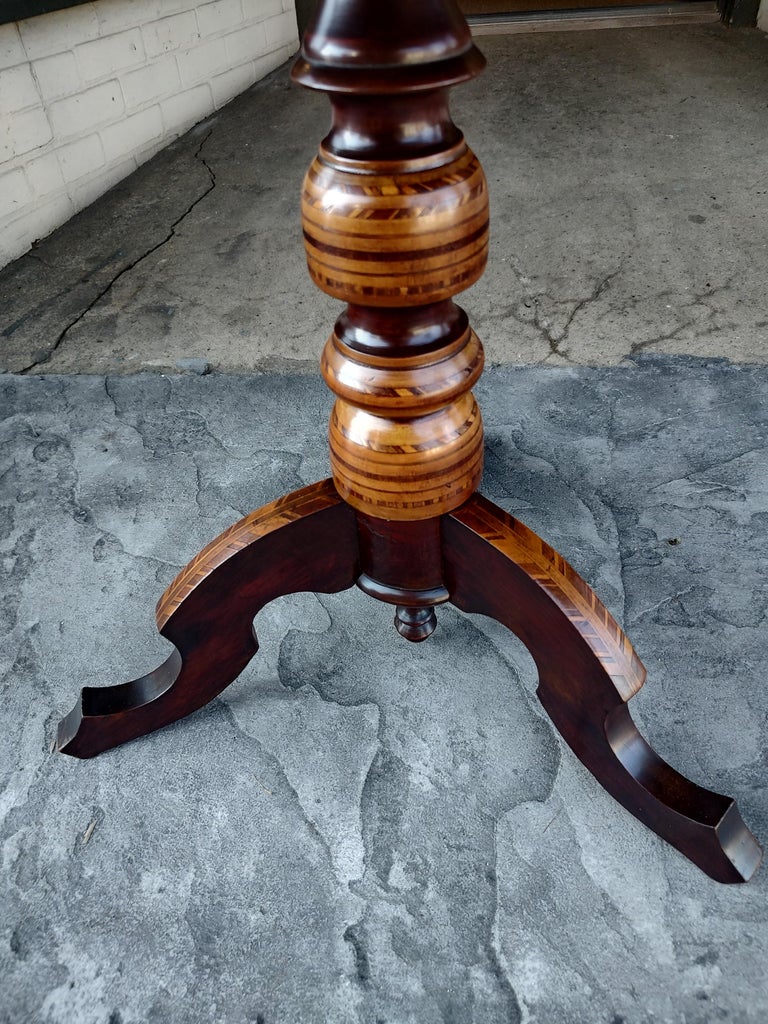 Early 19thc Italian Sorrento Table with Inlaid Marquetry at 1stDibs