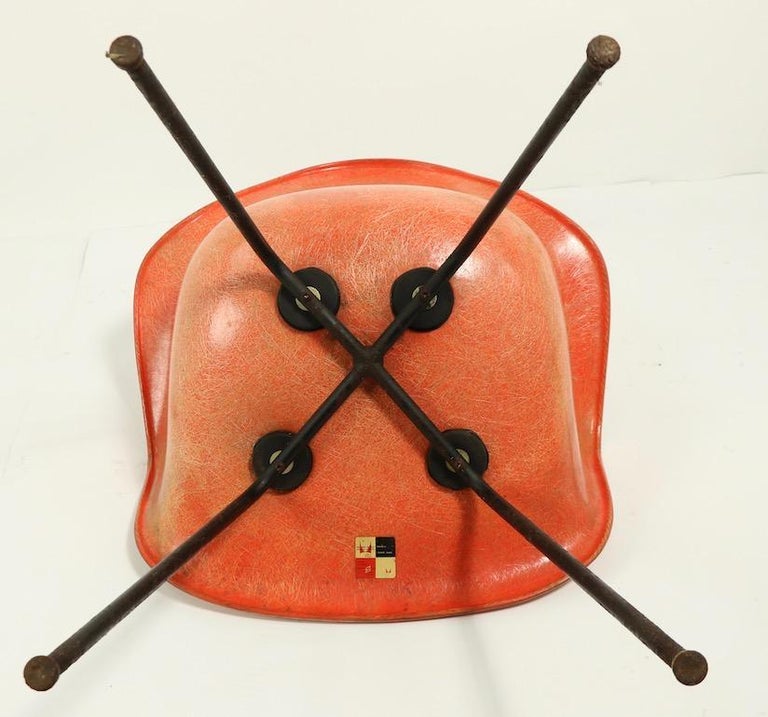 Early 1st Generation Eames Rope Edge Zenith SAX Chair at 1stDibs