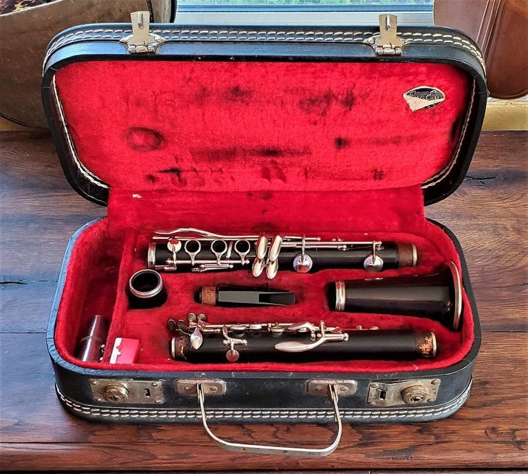 Early 20th Century Boosey and Hawkes The Edgeware Clarinet in Case at ...