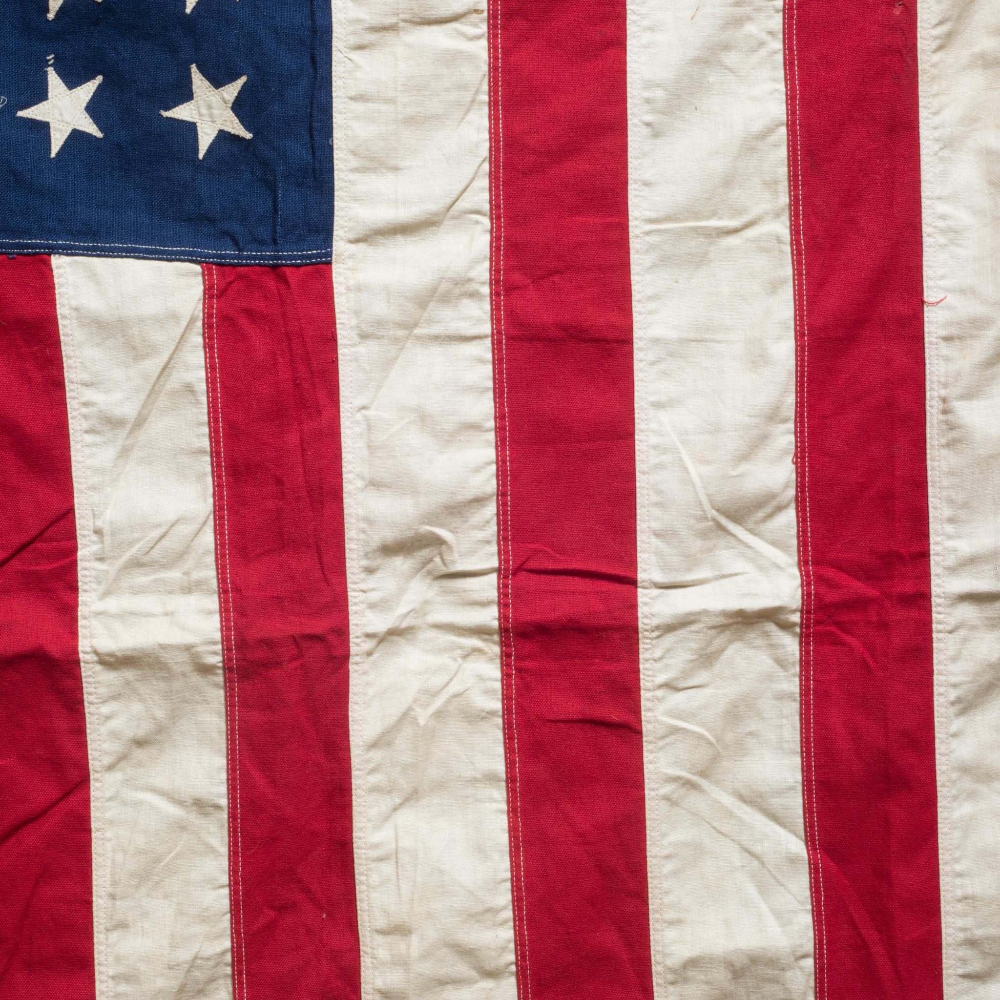 Early 20th c. American Flag with 48 Stars c 1940-1950 at 1stDibs ...