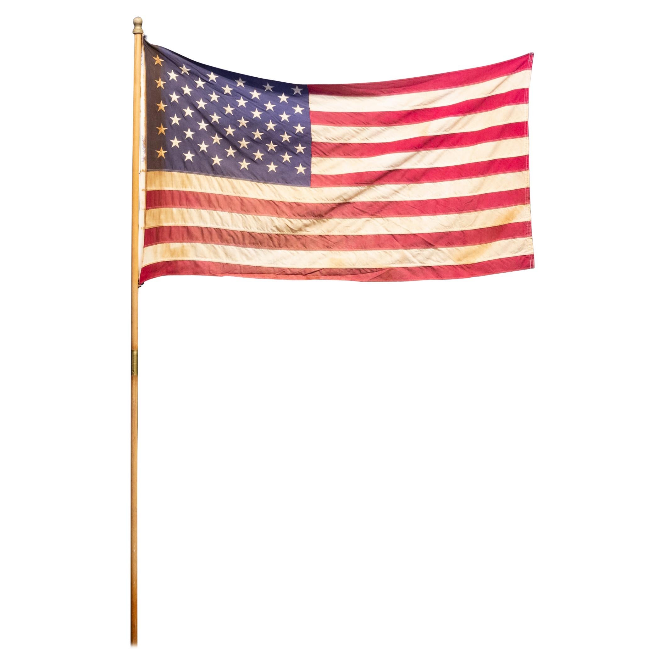 Early 48 Star US Flag at 1stDibs