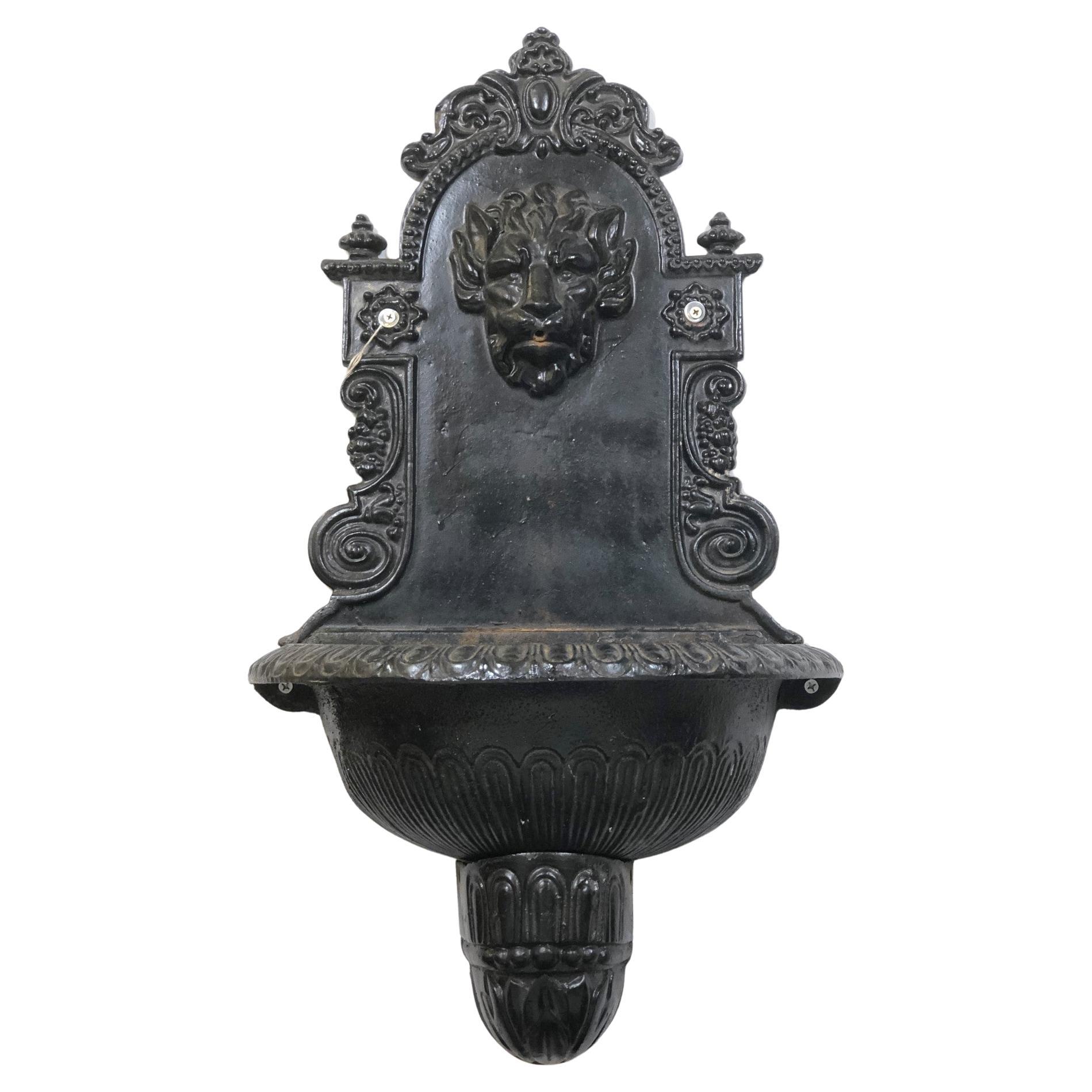 Lion Head Brass Fountain Garden Spout at 1stDibs
