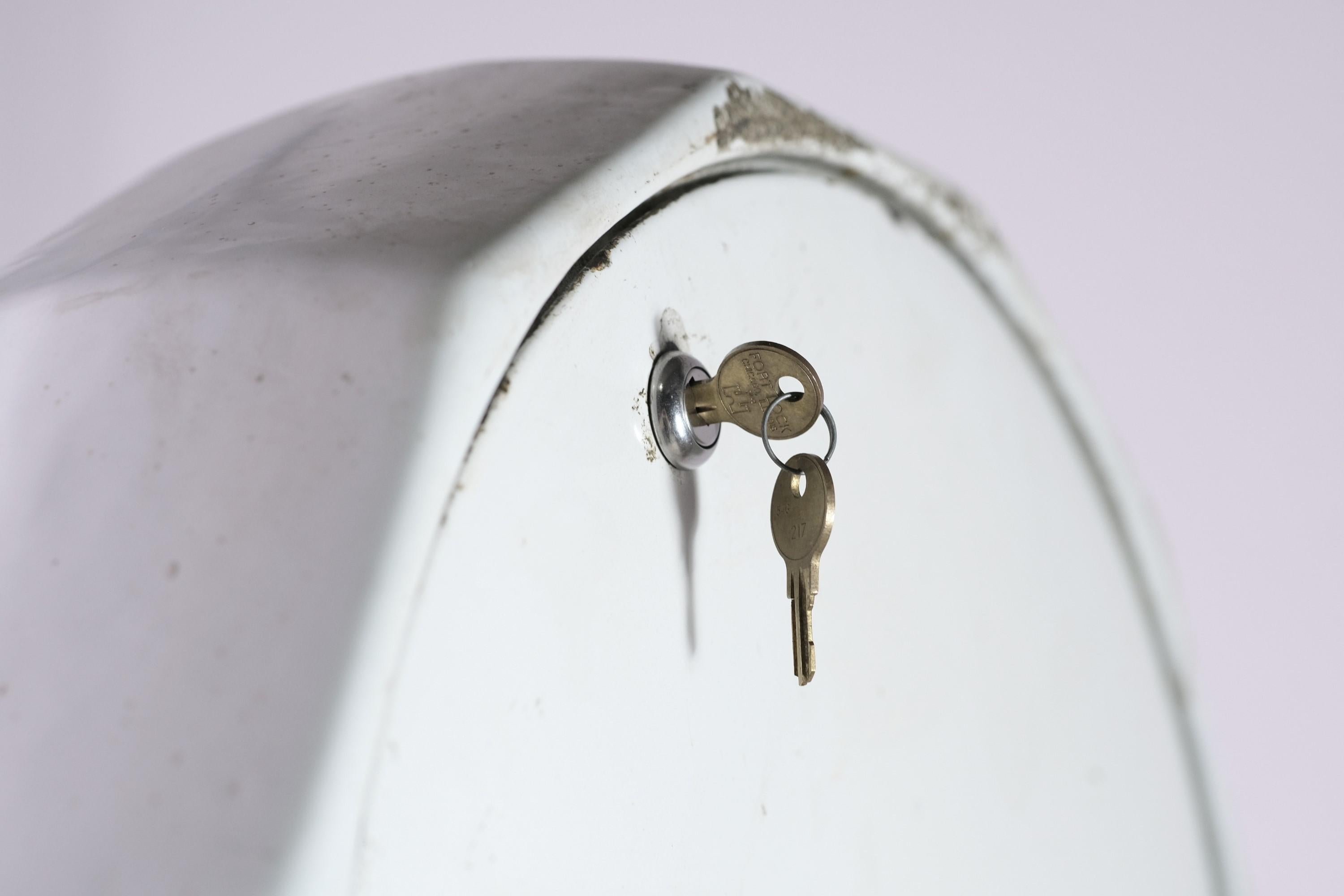 Early 20th C Cast Iron Lollipop Scale w Mirror National Automatic ...