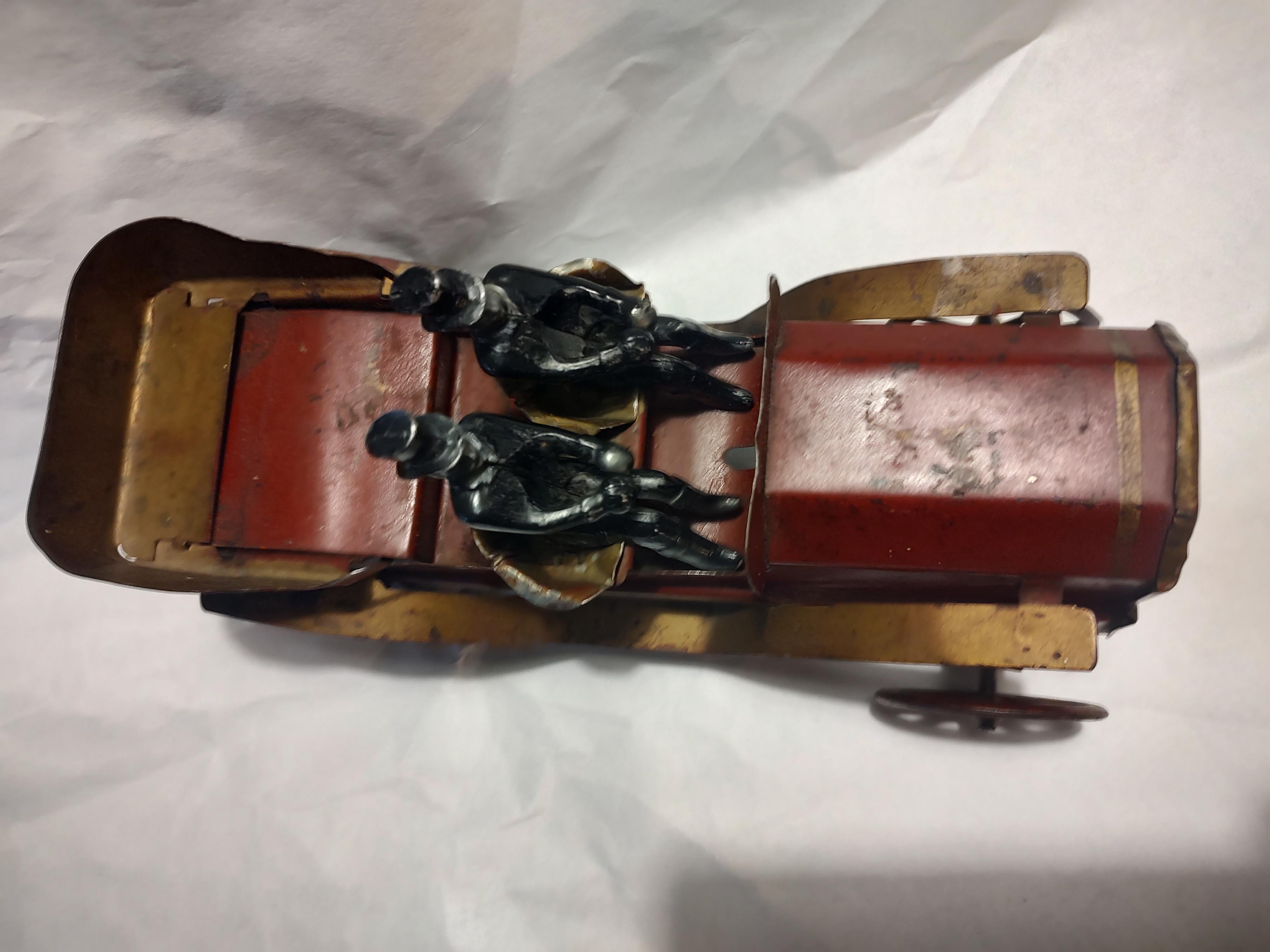 Early 20th C Dayton Hill Climber Open Touring Car with 2 Figures For ...