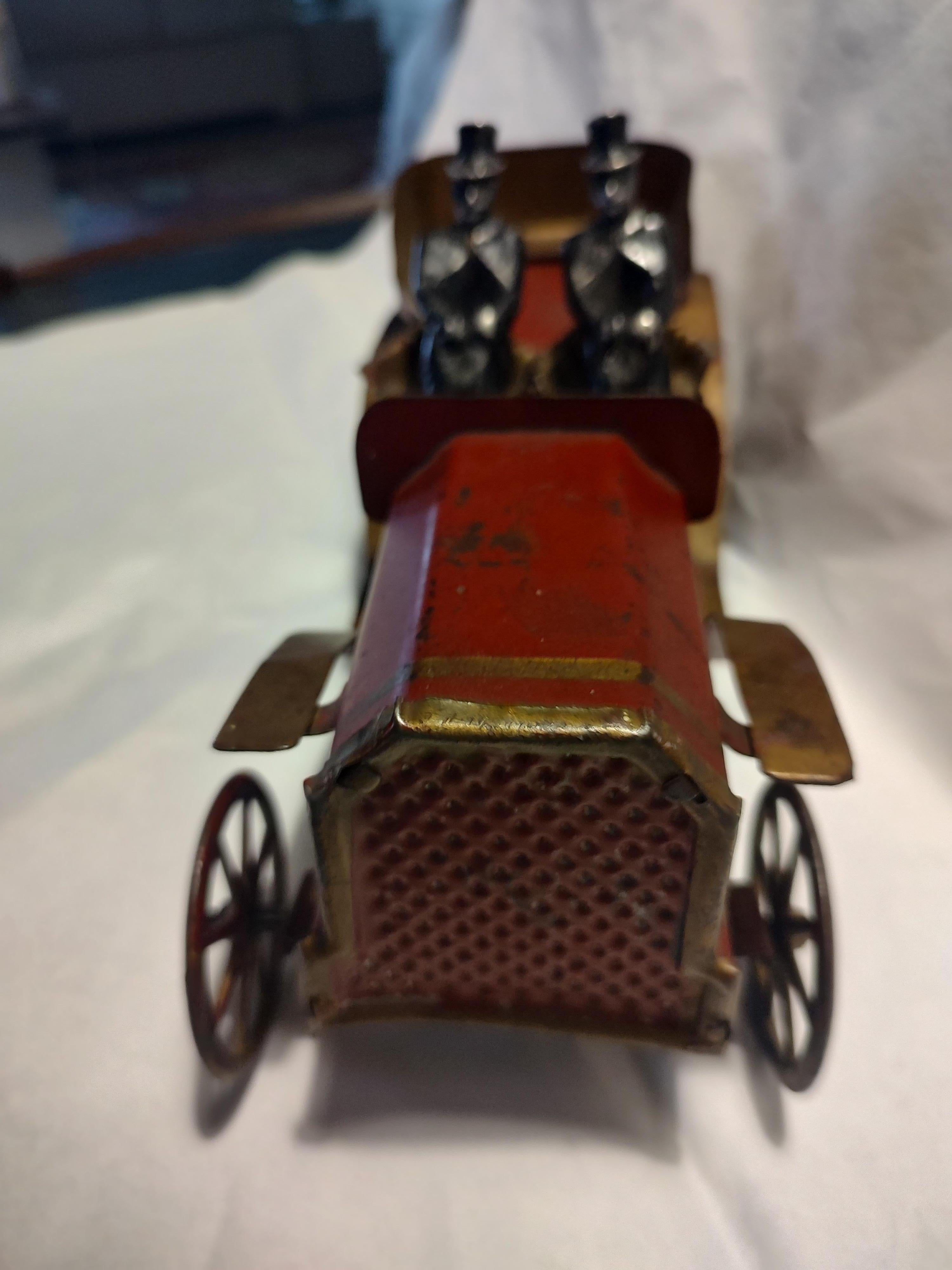Early 20th C Dayton Hill Climber Open Touring Car with 2 Figures For ...