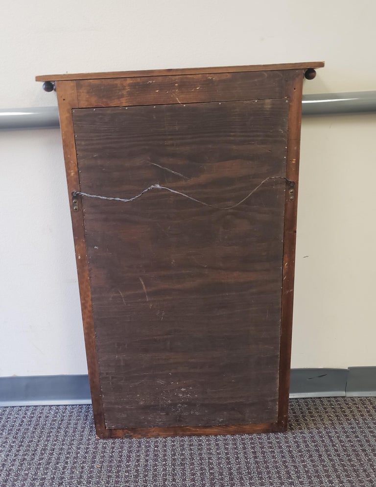 Early 20th Century Federal Style Mahogany And Eglomise Wall Trumeau ...