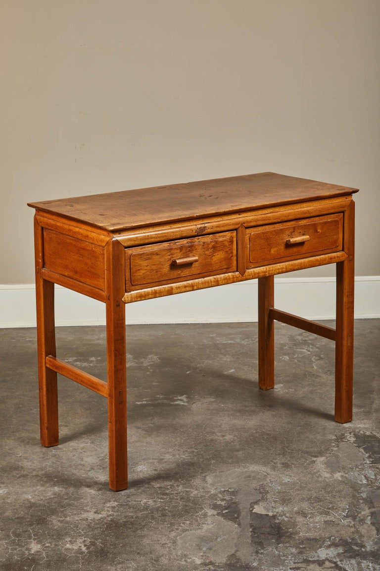 Early 20th Century French Colonial Tigerwood Console at 1stDibs