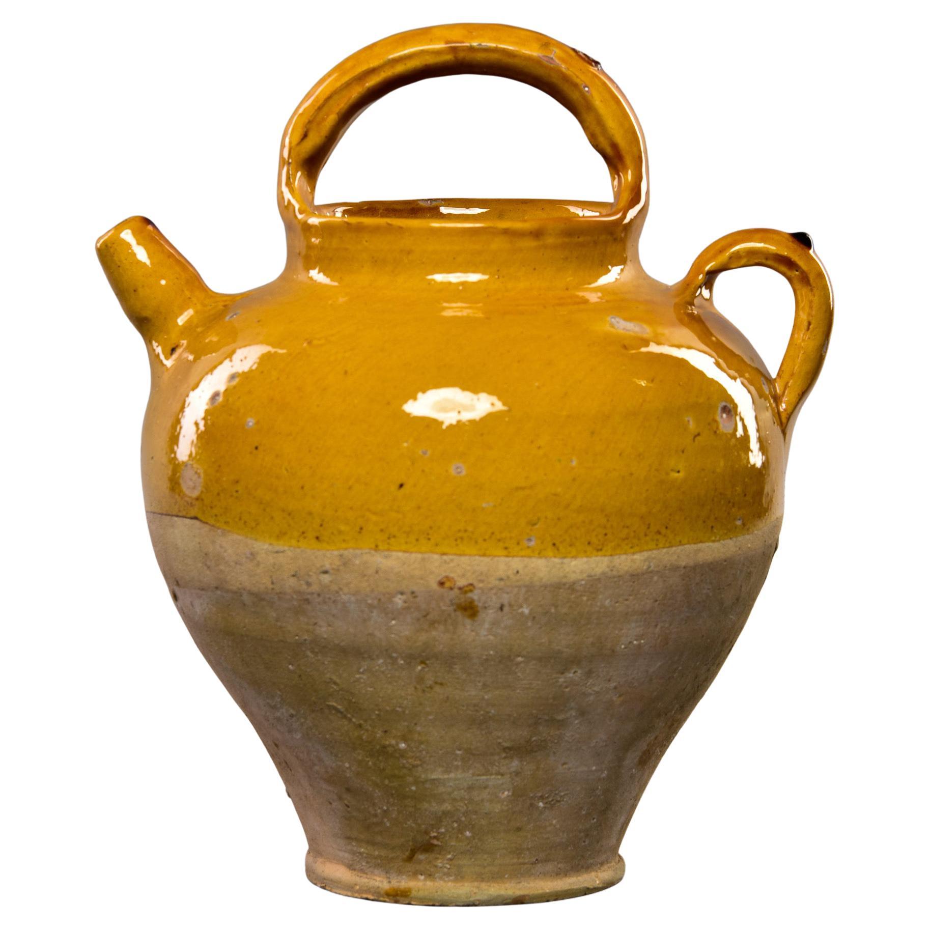 Home Décor Home & Living glazed pitcher 1920-1930 Rustic French ...
