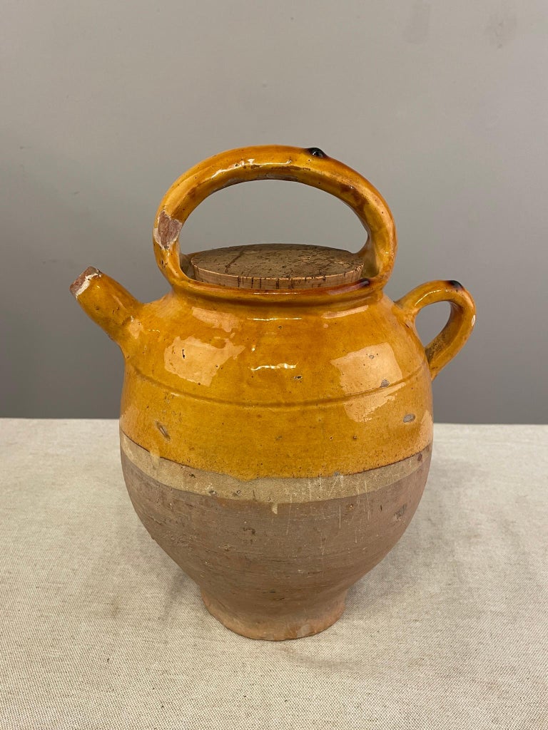 Early 20th C. French Terracotta Vinaigrier or Vinegar Jug For Sale at ...