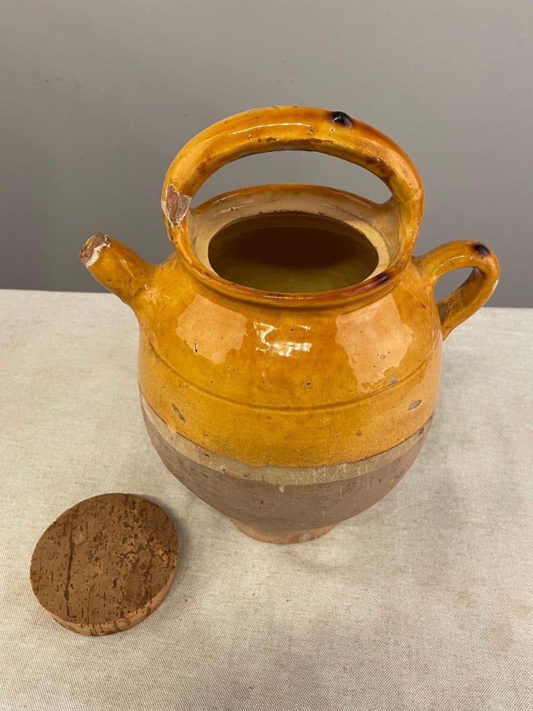 Early 20th C. French Terracotta Vinaigrier or Vinegar Jug For Sale at ...