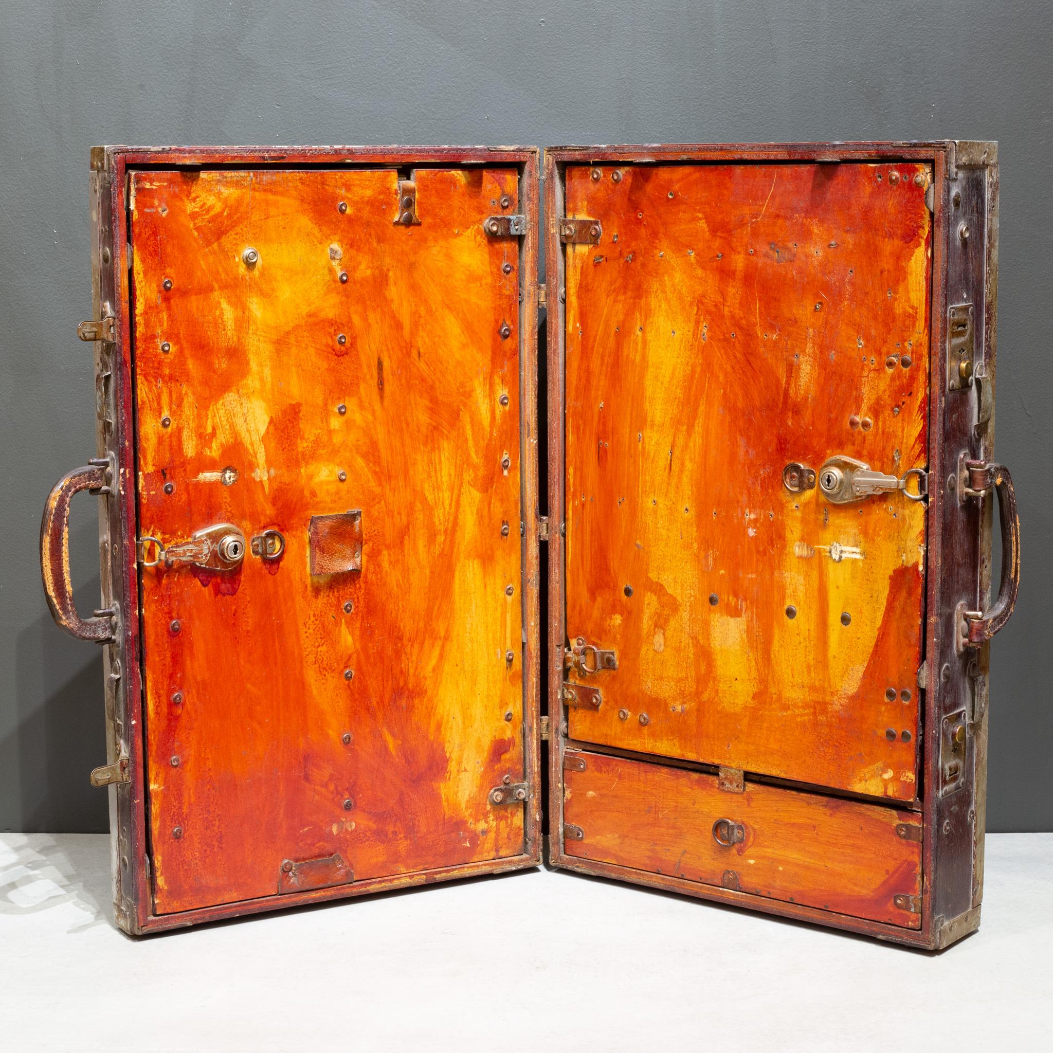 Early 20th C. Handmade Portable Saddle Maker's Tool Chest, C. 1945 For ...