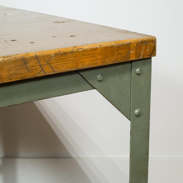 Early 20th Century Industrial Machinist's Work Table, circa 1940 For ...