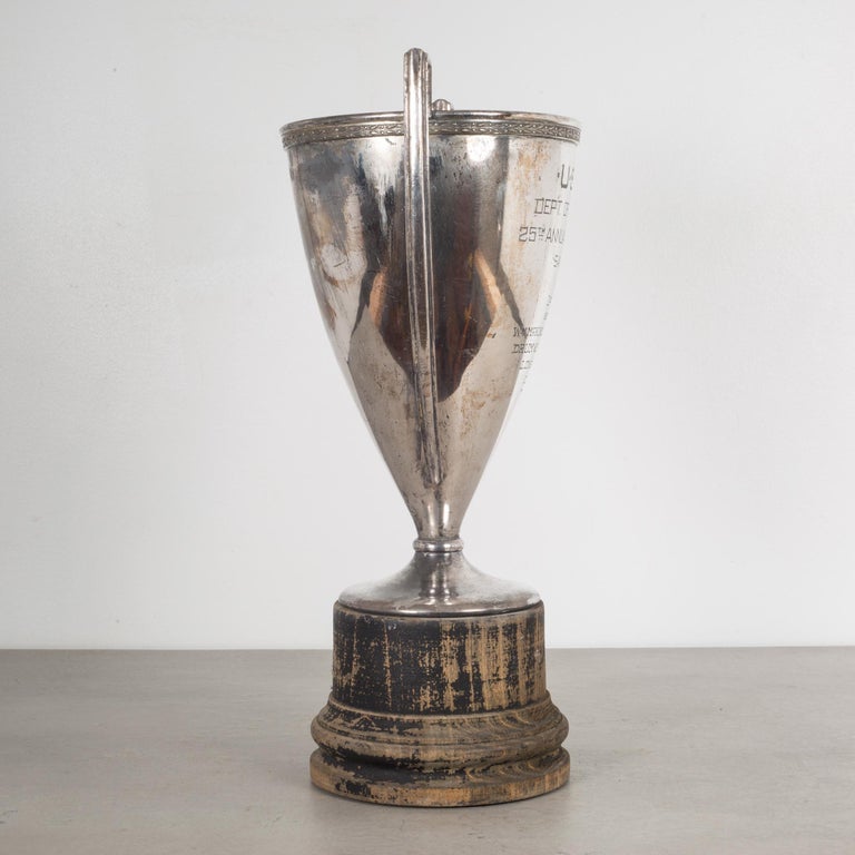 Early 20th Century Large "1st Place" Loving Cup Trophy, 1928 For Sale ...