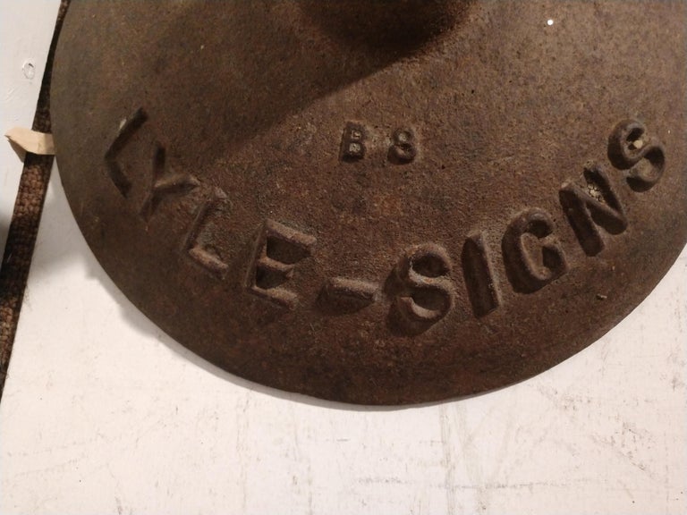 Early 20th Century Lollipop No Parking Sign by Lyle Signs at 1stDibs