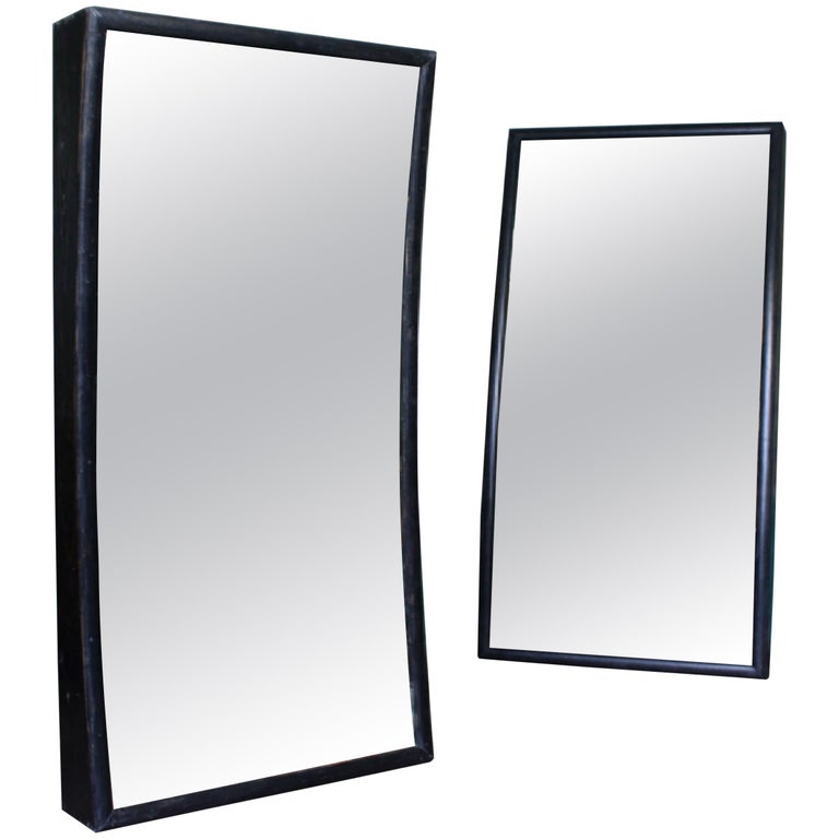 Pair of Glass Distortion Carnival Fairground Mirrors Concave and Convex ...