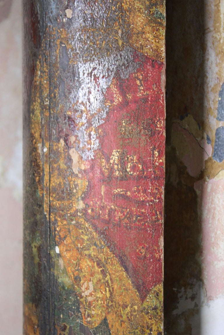 Early 20th C Robert Lakin and Co Fairground Carnival Circus Pillars ...