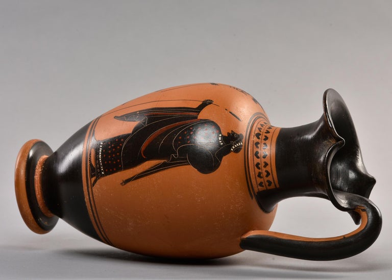 Early 20th C Terra Cotta Neoclassical Ewer For Sale at 1stDibs
