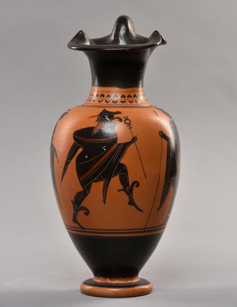 Early 20th C Terra Cotta Neoclassical Ewer For Sale at 1stDibs