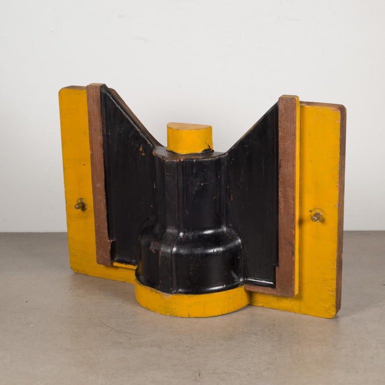 Early 20th C. Wooden Foundry Mold C.1900 For Sale at 1stDibs