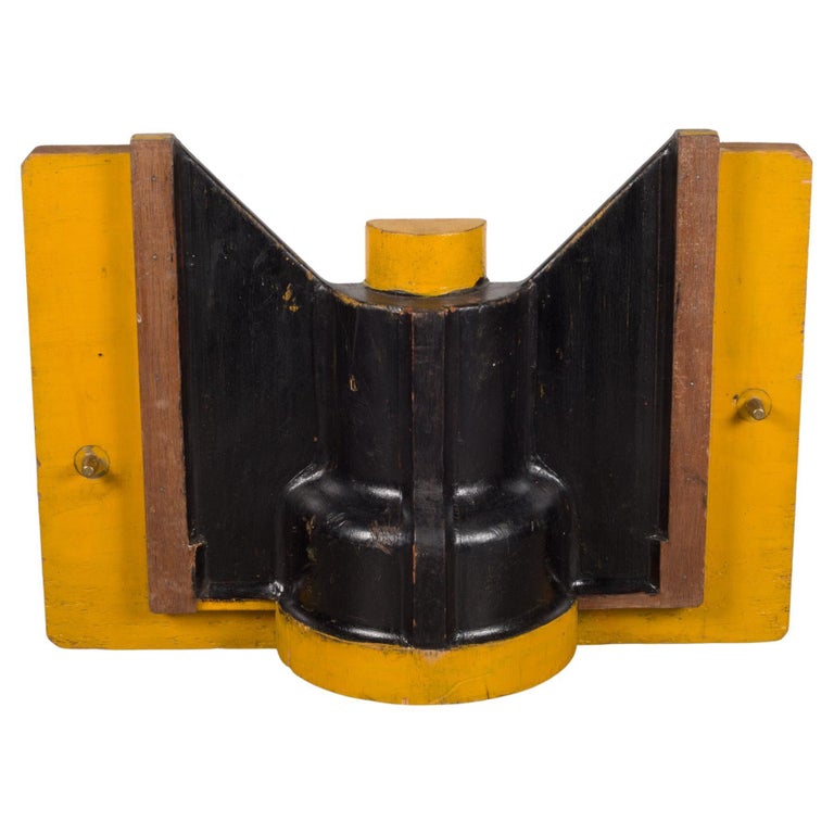 Early 20th C. Wooden Foundry Mold C.1900 For Sale at 1stDibs