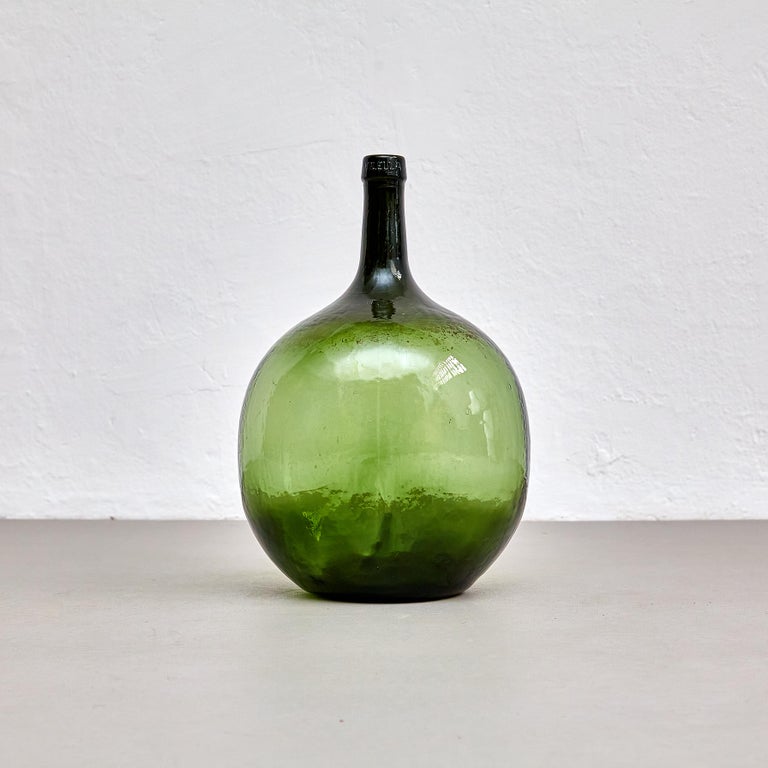 Early 20th Century Spanish Glass Bottle Vase, circa 1940 For Sale at ...
