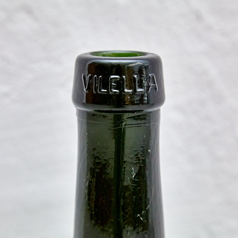 Early 20th Century Spanish Glass Bottle Vase, circa 1940 For Sale at ...