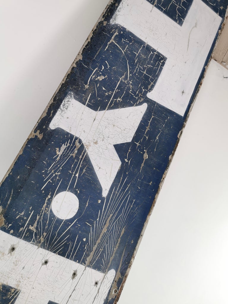 Early 20th Century 9 Foot Reclaimed Advertising Wooden Sign for Typhoo ...